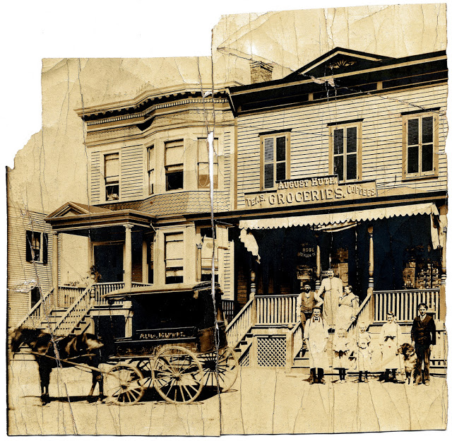 Photo collection of stores from the 1800s in the USA & England
