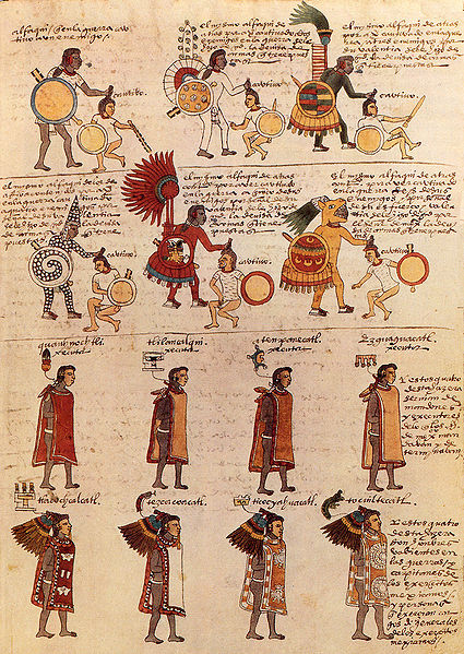 The Codex Mendoza is the first colonial manuscript, painted in 1542 ...
