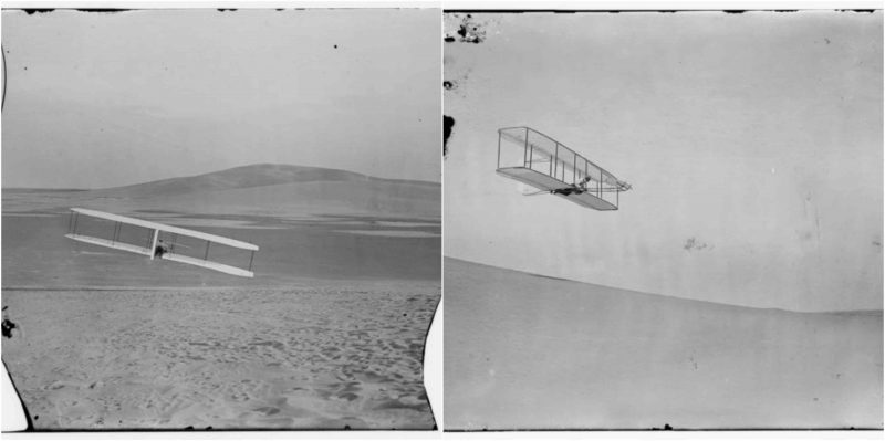 Now these images are VERY impressive - the Wright Brothers testing ...