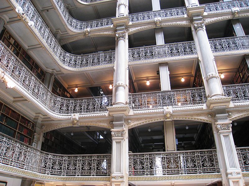 The 19th-century Peabody Library is one of the most gorgeous libraries ...