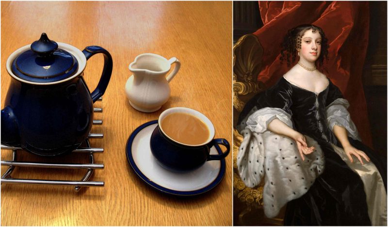 The act of drinking tea in the UK was introduced in 1662 by a ...