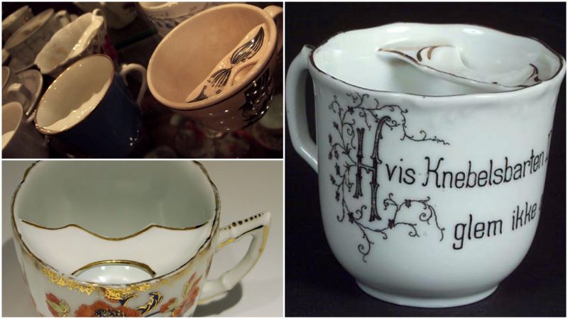 Behold the mustache cup: The special tea cup used by the Victorian men ...