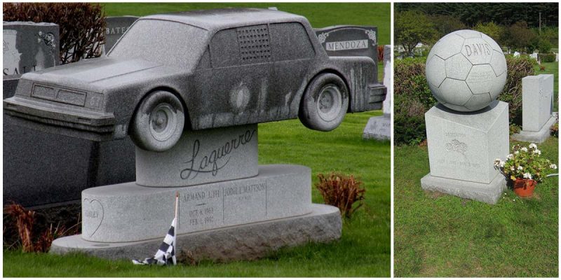 The unusual monuments of the Hope Cemetery in Vermont: Some of the ...