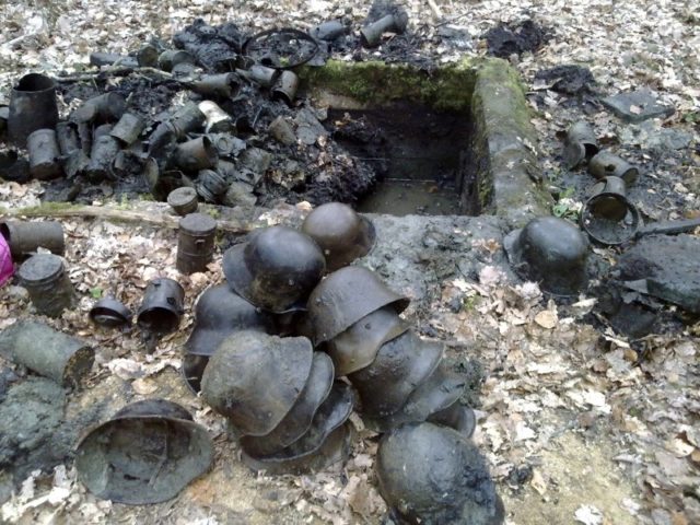 Battlefield relics dug up: Huge find of WWI helmets - The Vintage News