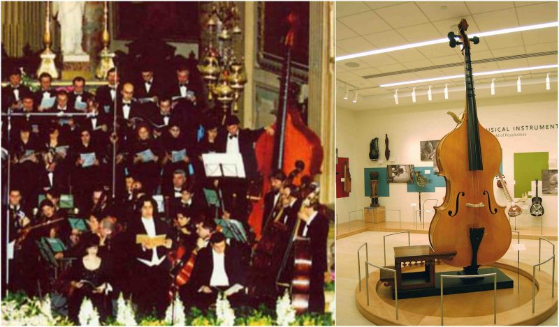 The Octobass- An extremely large bowed string instrument that was first ...