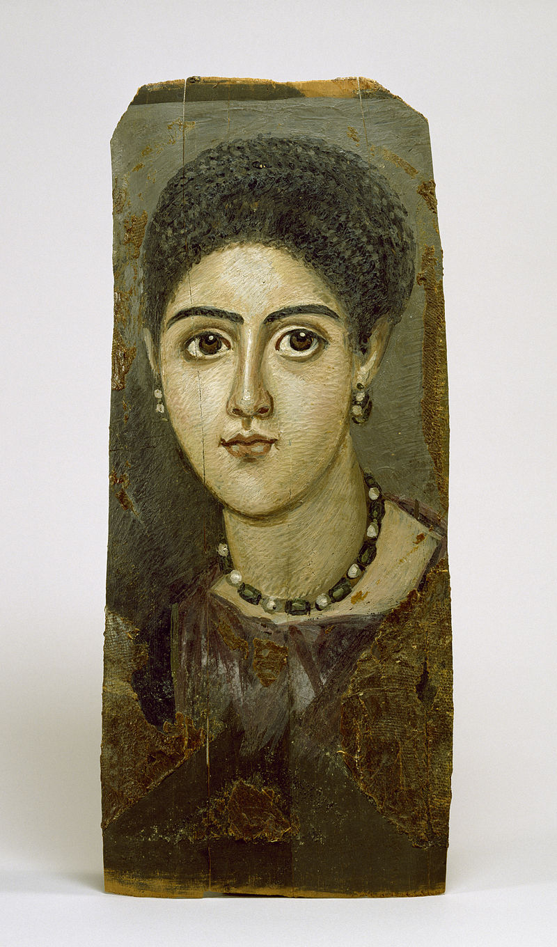Realistic wooden paintings depict the ancient faces of Egypt from 2000 ...