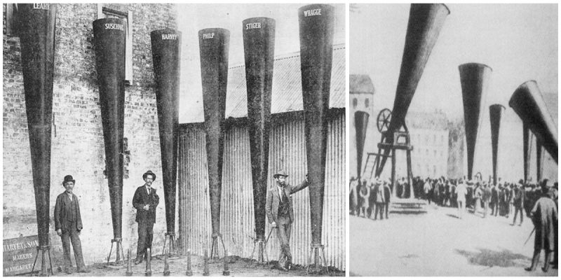 The Hail Cannon: A device which was fired at thunderstorms to disrupt ...