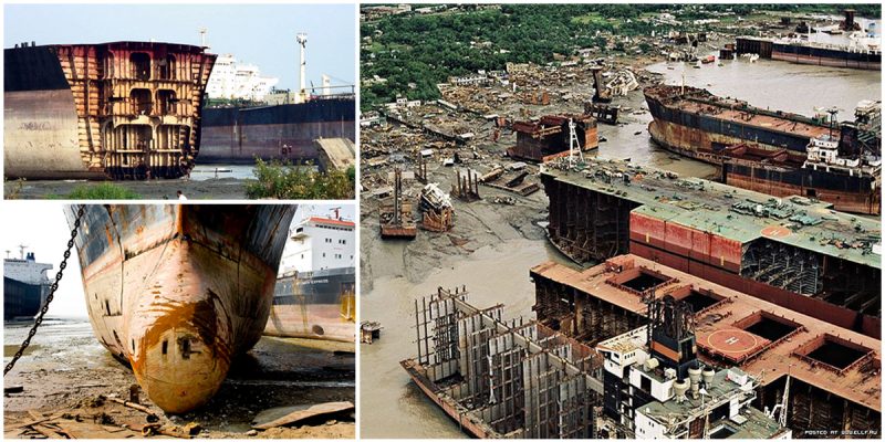 Chittagong Ship Breaking Yard: One of the largest ship-breaking yards in the world, where ...