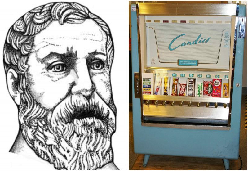2000 year ago: The first vending machine dispensed holy water - The ...
