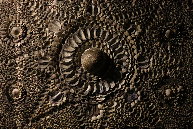 The Margate Shell Grotto in Kent, England, is an ornate subterranean ...