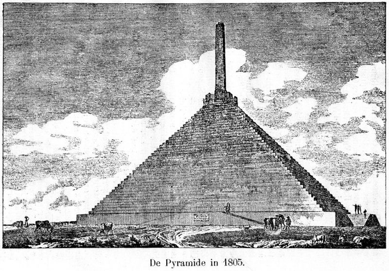The Pyramid of Austerlitz is the only pyramid in Europe and it was ...