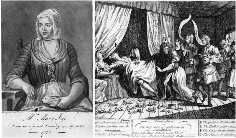Mary Toft tricked English doctors into thinking that she gave birth to ...