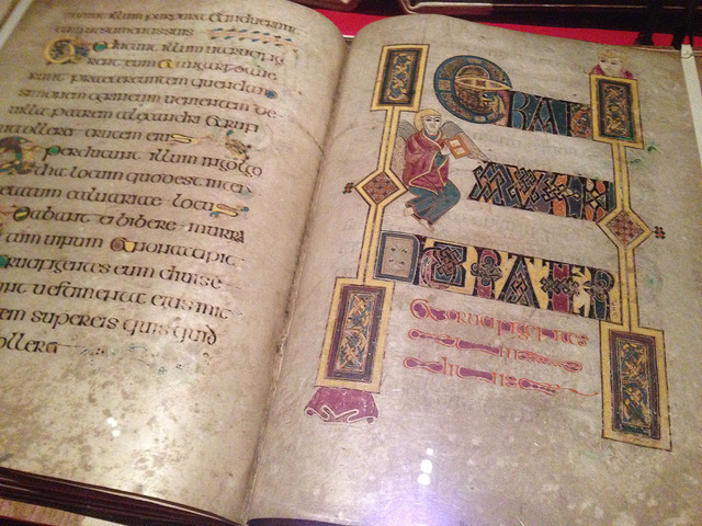 The Book of Kells is the finest masterpiece in Ireland
