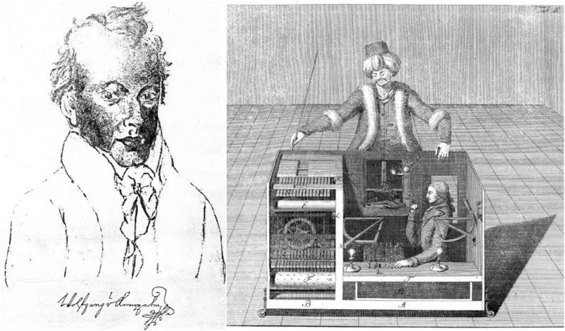 The Mechanical Turk: a chess-playing "android" from 1770