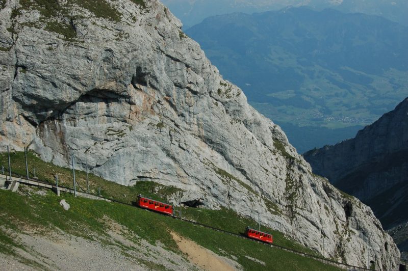 The Pilatus railway: The steepest rack railway in the world
