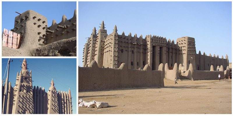 The Great Mosque of Djenné: The largest mud-built structure in the ...