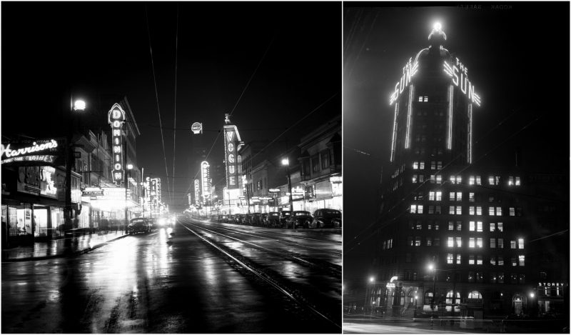 The mesmerizing glowing lights of Vancouver's neon signs in the 1940s ...