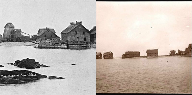 The Canadian ghost town of Silver Islet, formerly the richest silver ...