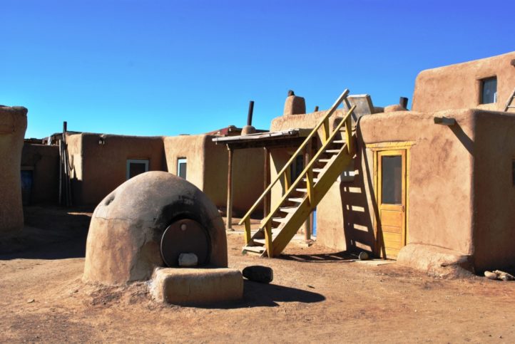 Taos Pueblo- The Native American settlement of multi-story adobe dwellings