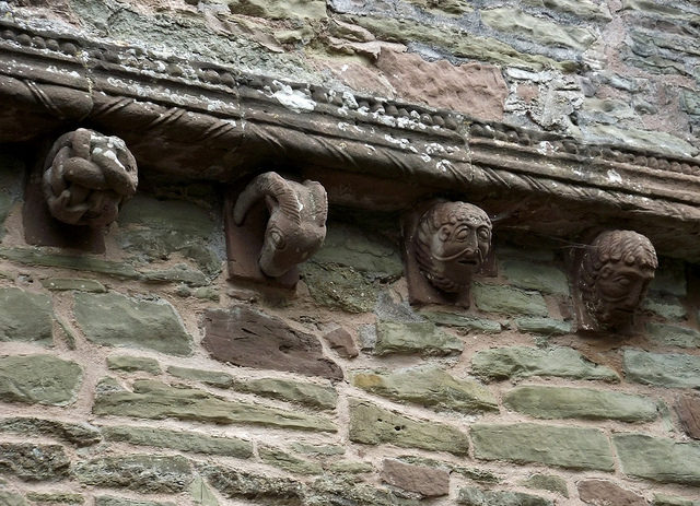 The remarkably preserved Kilpeck Church, one of the perfect Norman ...