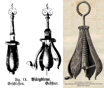 The Pear of Anguish: medieval torture device used against women accused ...