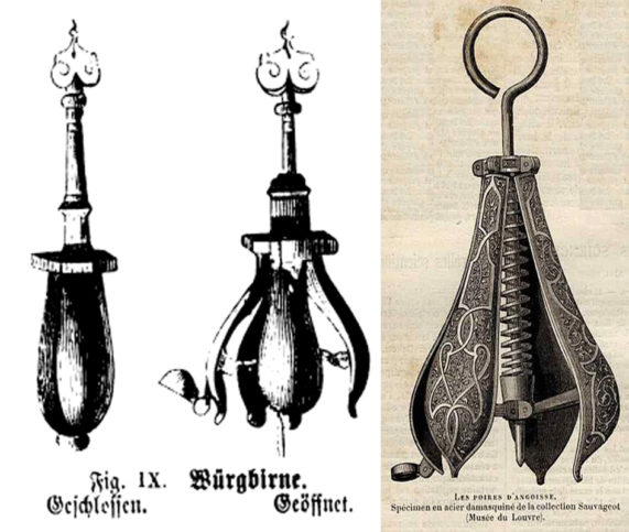 The Pear of Anguish: medieval torture device used against women accused ...