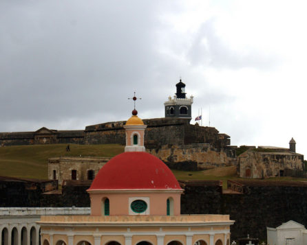 The unconquerable fortress on the hill of San Lazaro