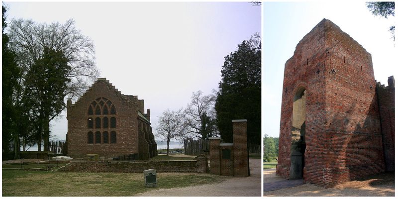 Early Jamestown Buildings