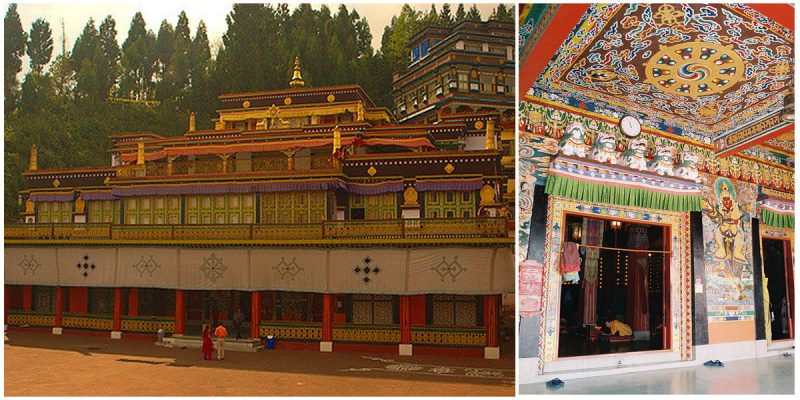Rumtek Monastery is the largest Buddhist monastery in Sikkim