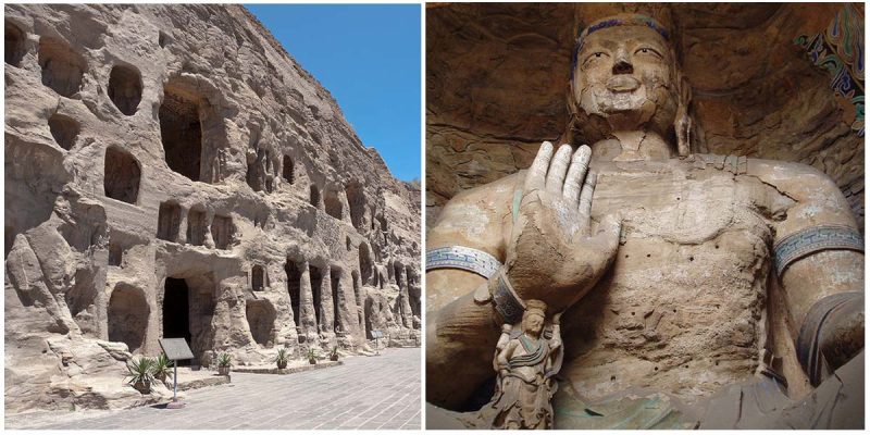 The Yungang Grottoes are the best preserved Buddhist cave art in China