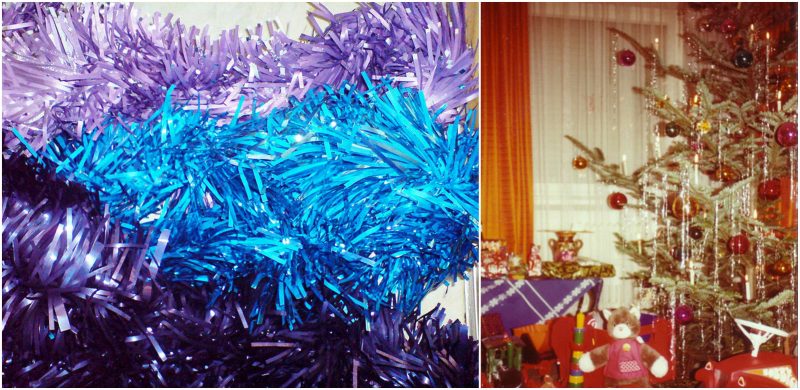 Before the 16-th century, Tinsel was used for decorating sculptures ...