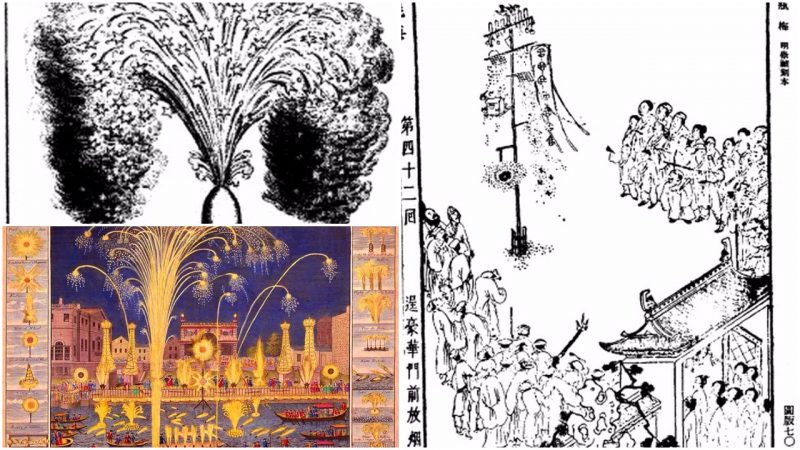Fireworks were invented in China in the 7th century to scare away evil ...