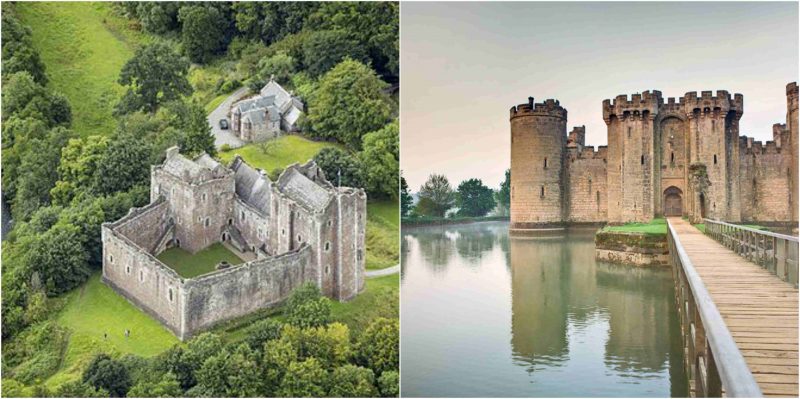 Monty Python and the Holy Grail was mostly shot on historical locations ...