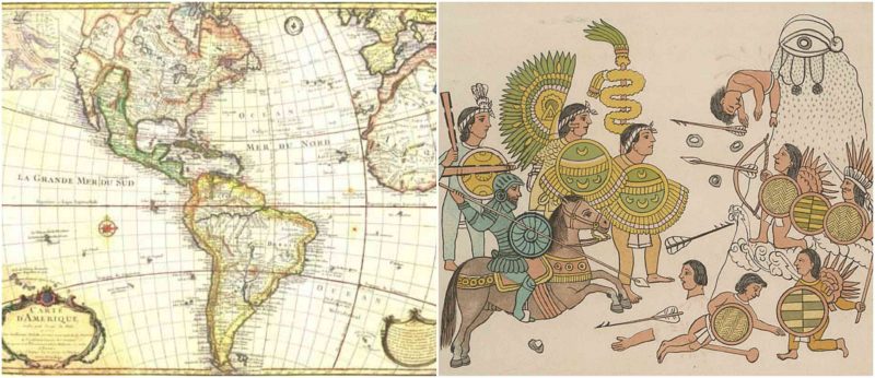 Spanish conquistadors used advanced weaponry and armor to their ...