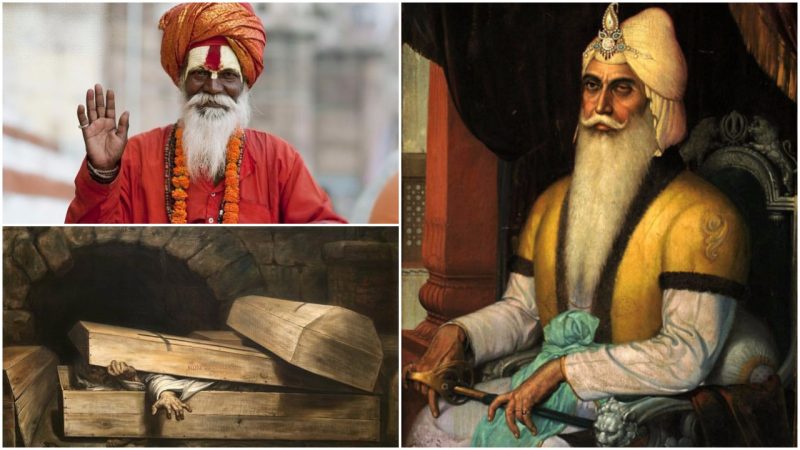 The 19th century Hindu ascetic Sadhu Haridas was allegedly revived ...