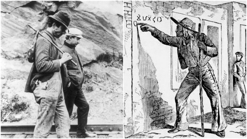 The "Hobo code" was a universal system of communication used by poor ...