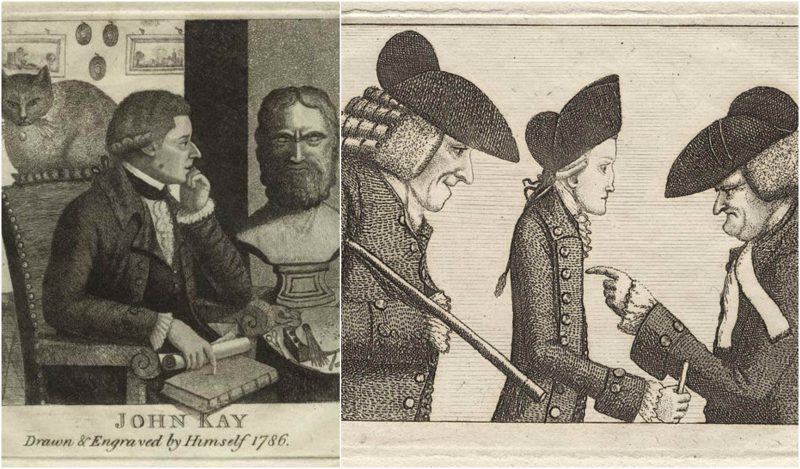 John Kay was a caricaturist who made caricatures of all public figures ...