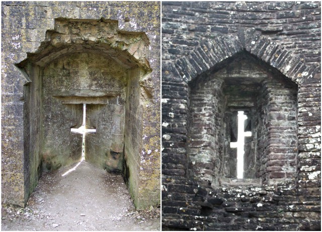 Loopholes were small slits in castle walls that let archers fire arrows ...