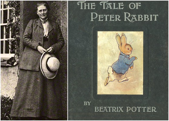 Beatrix Potter, author of "The Tale of Peter Rabbit," was the 20th ...