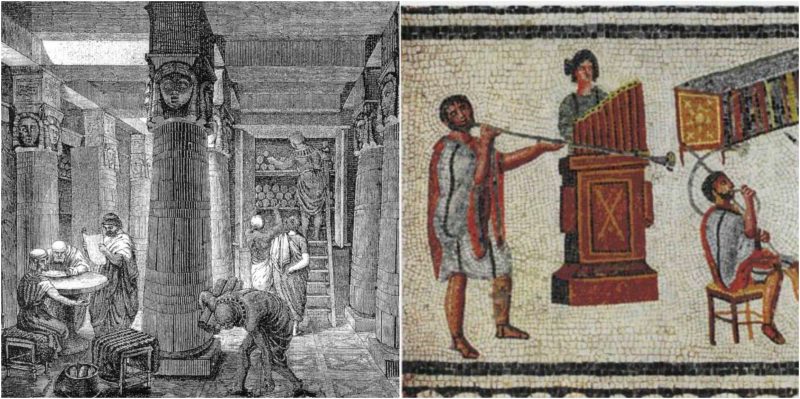 The Greek engineer Ctesibius of Alexandria is credited with inventing ...