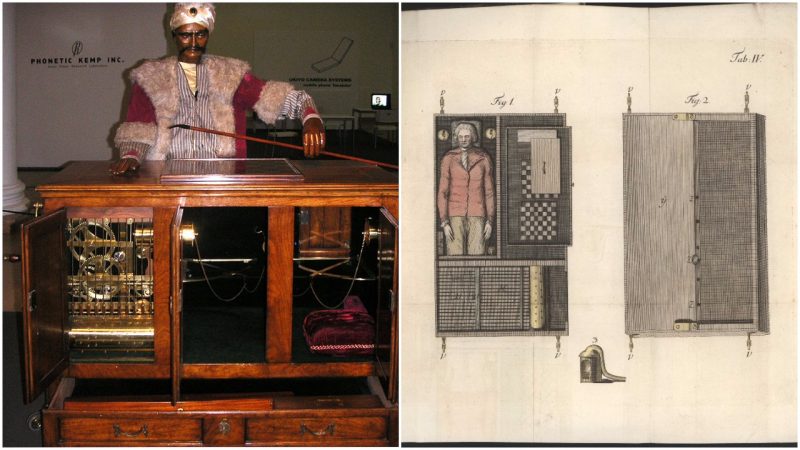 “The Turk” was a fake chess-playing automaton that defeated Benjamin ...