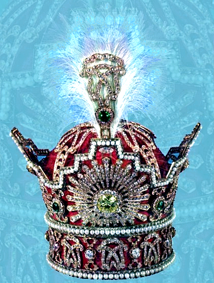 The Pahlavi Crown was crafted for the coronation of Reza Shah Pahlavi ...