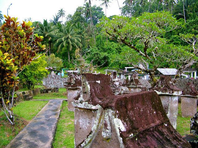Waruga: stone sarcophagus that were used by the Minahasan people to ...