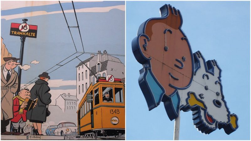 The first volume of the famous Belgian comic "The Adventures of Tintin ...