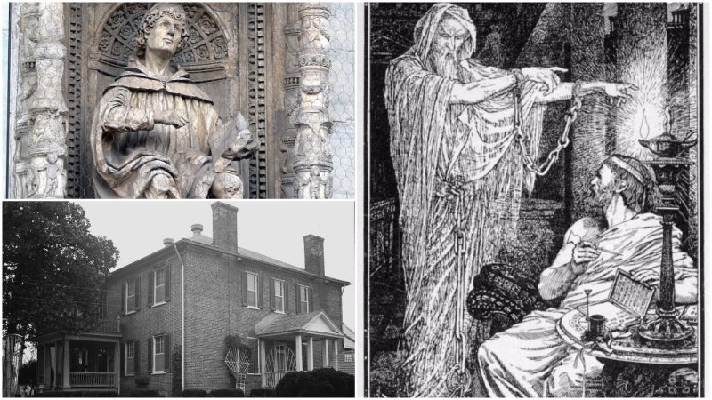 The earliest known story about a haunted house tells of the encounters ...