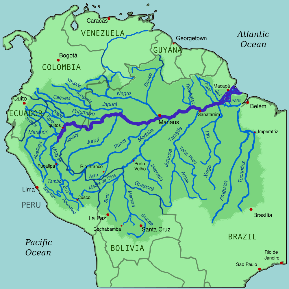 A new study shows the Amazon River is three times older than previously ...