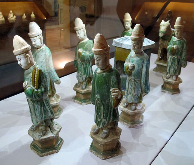 Sancai: Three-colored glazed figures used in funerary rituals during ...