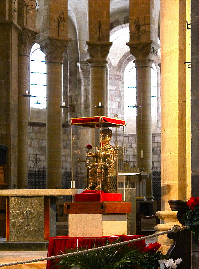 In medieval times, the reliquary of Saint Faith was one of the most ...