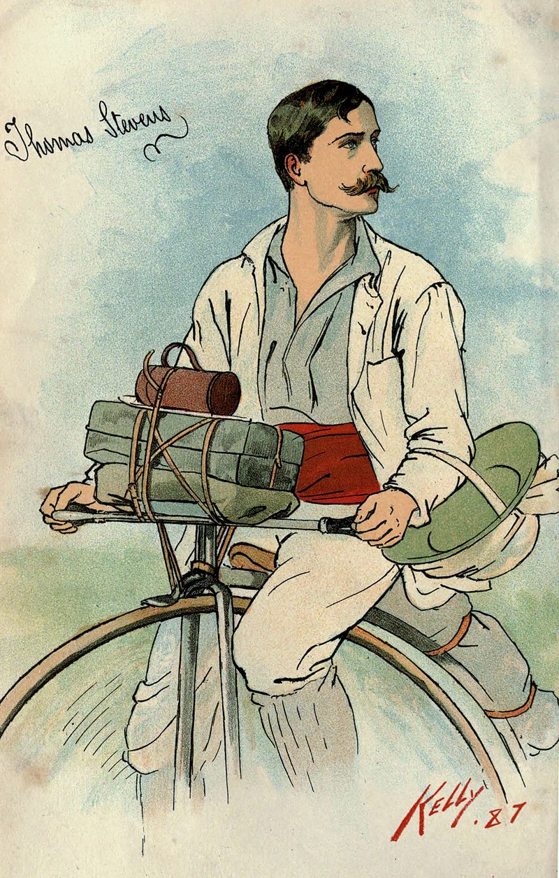 Thomas Stevens: The man who cycled the world on a penny-farthing ...