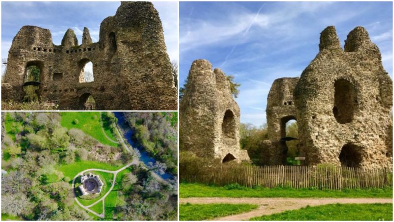 The unique Octagonal Keep, the only of its kind in Britain, is all ...
